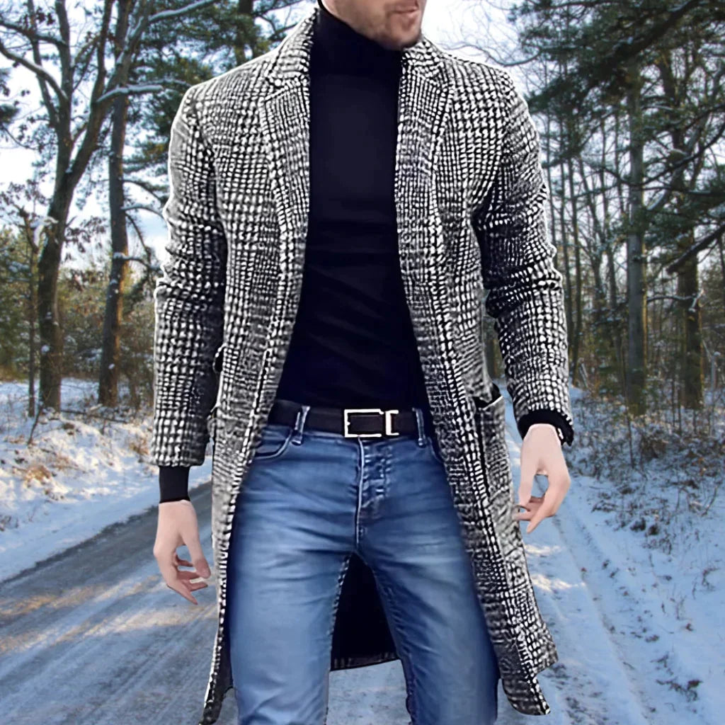 Men’s Florence Wool Checkered Jacket – Alexander Hampton